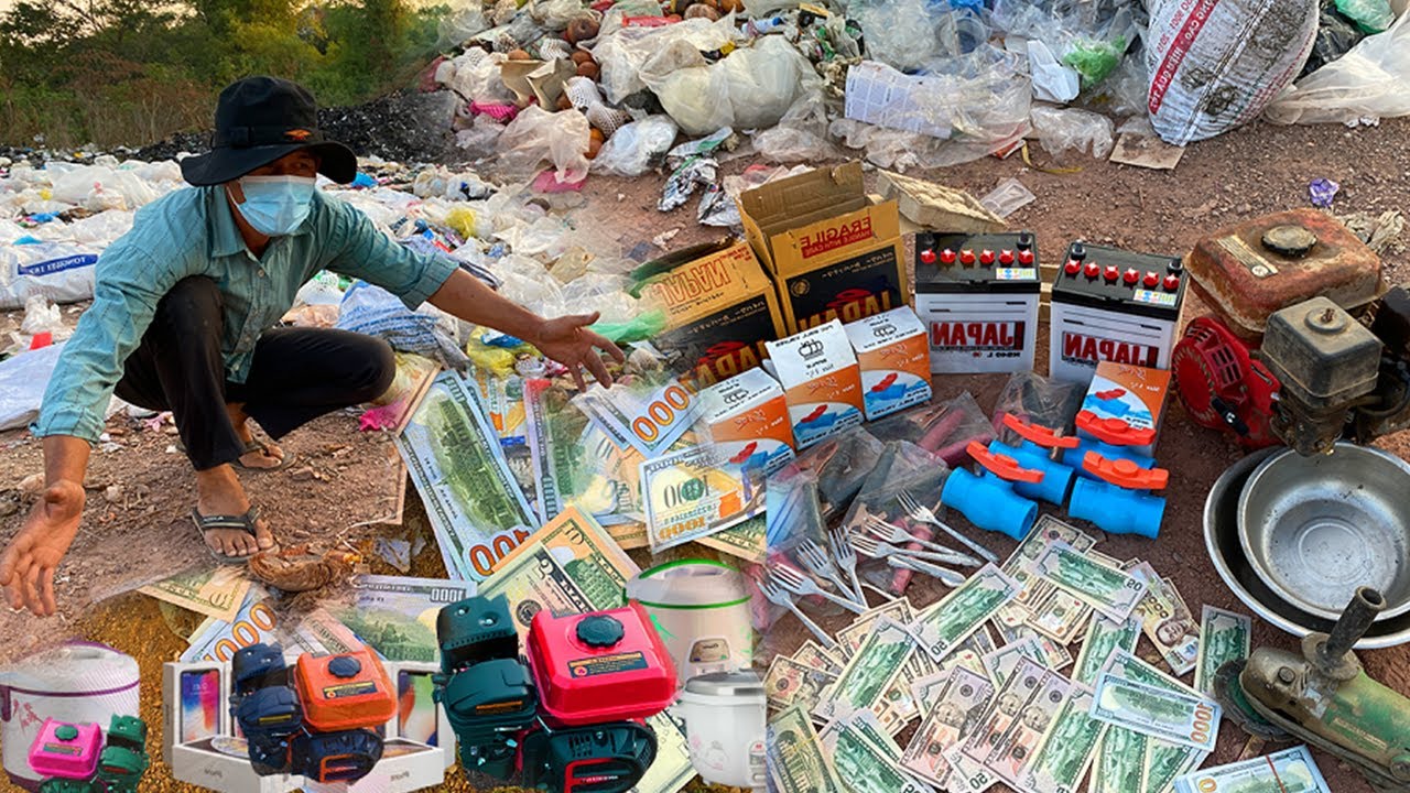 Amazing Trash Treasure Restore - we found a lot of money $$ and good ...