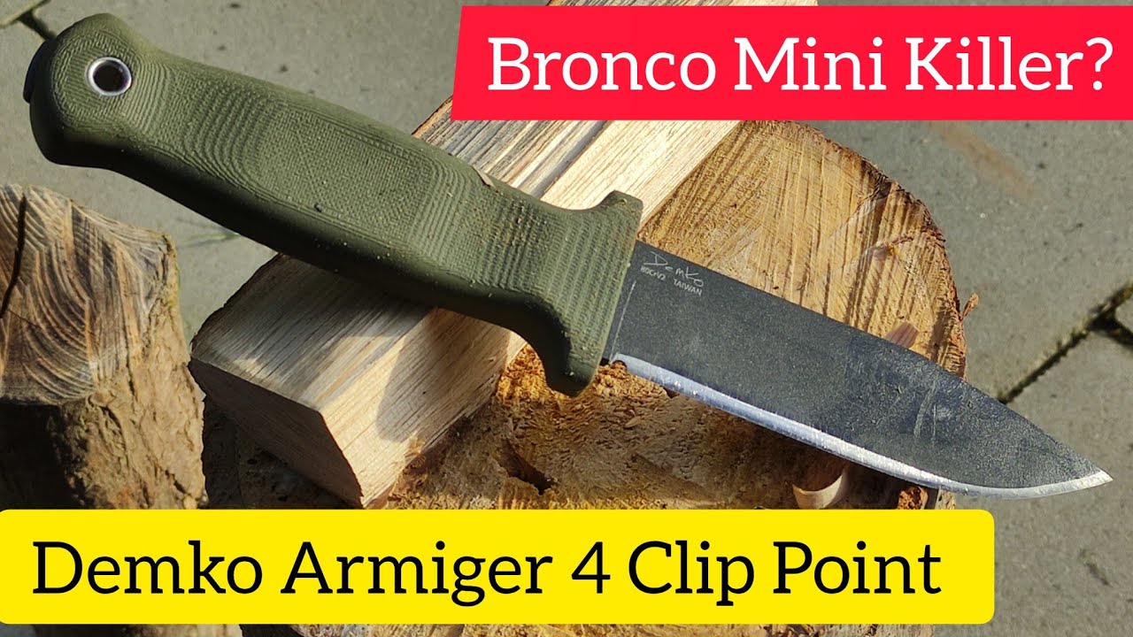 Demko Armiger 4 Fixed Blade Clip Point / tauglicher als das Böker ...
