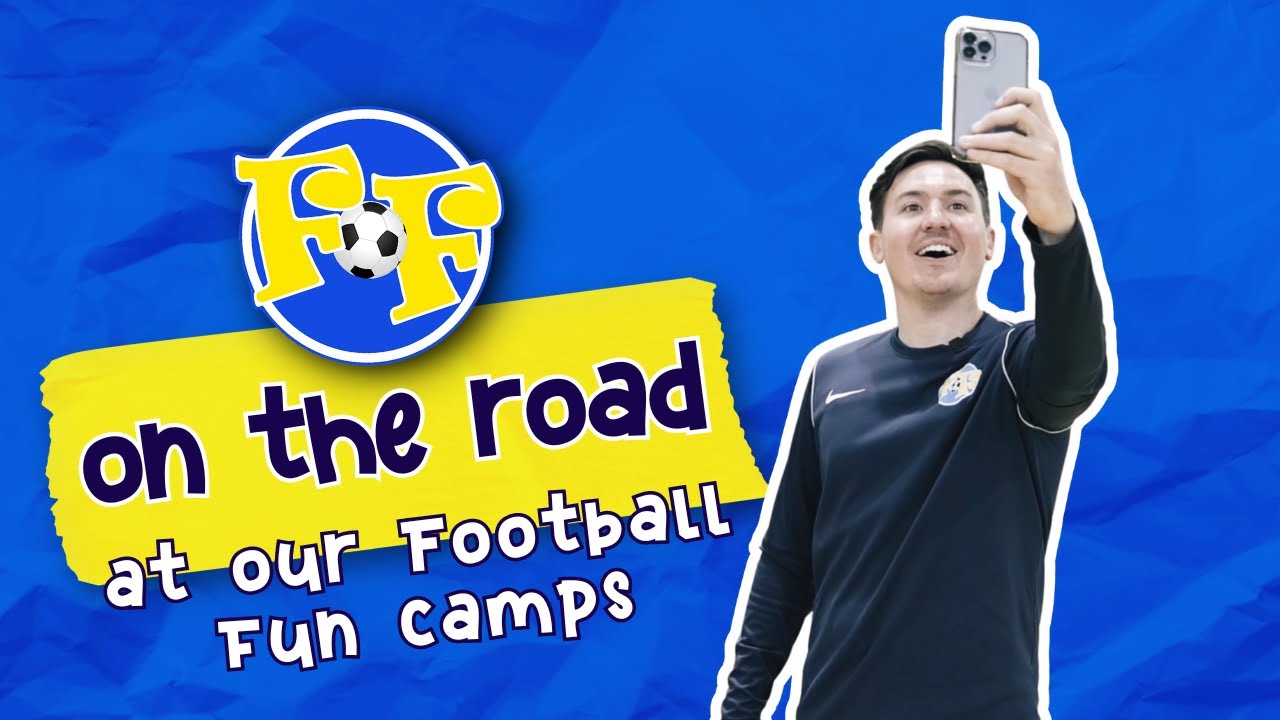 HAVING A LOAD OF FOOTBALL FUN | On the road visiting our Superstar Head ...