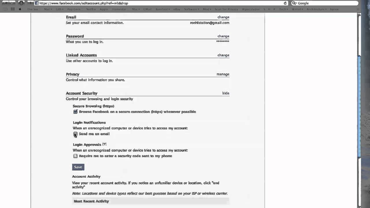 How to Enable Encrypted Browsing for Facebook - YouTube