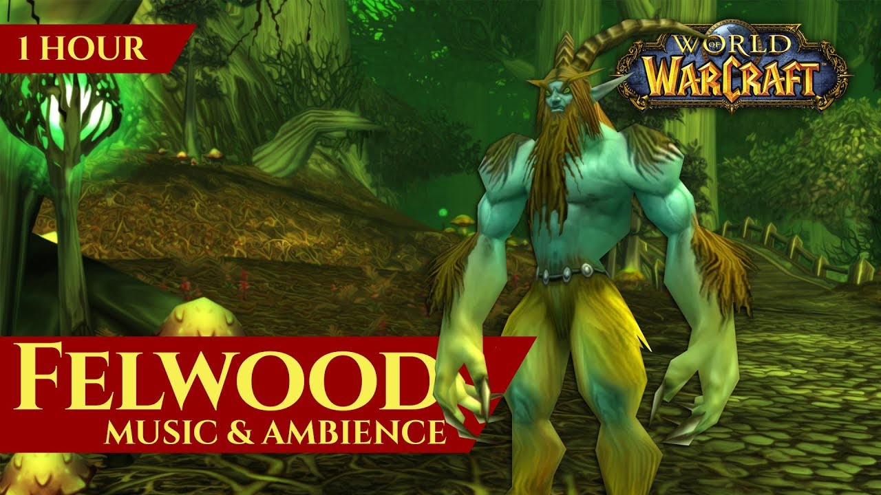 Vanilla Felwood -Music & Ambience (1 hour, 4K, World of Warcraft ...