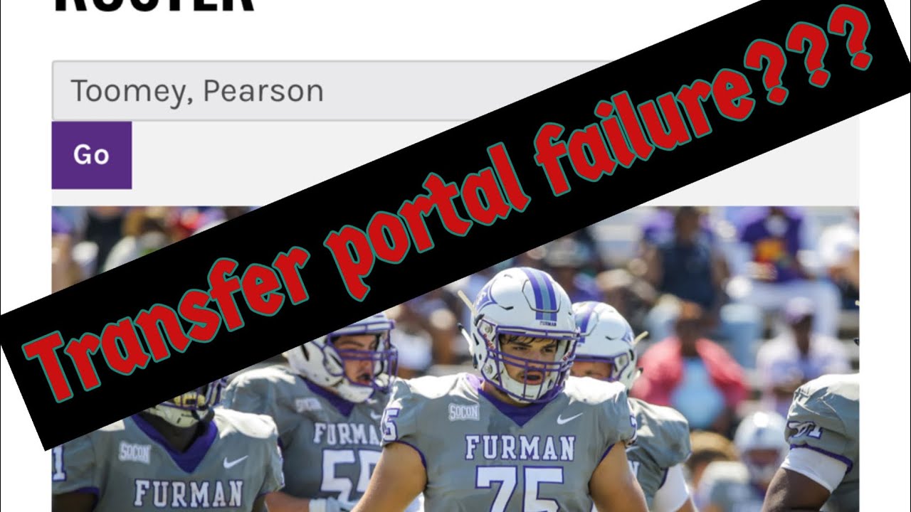 Transfer portal trouble??????? - YouTube