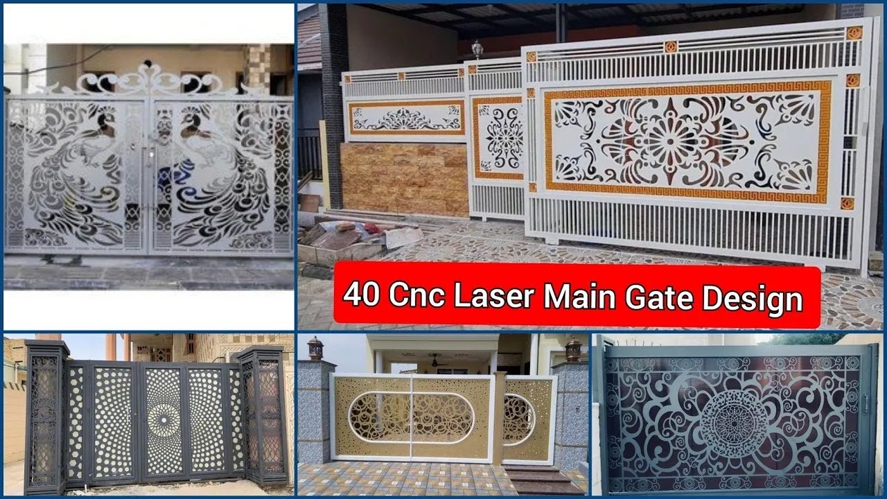 40 CNC Laser Main Gate Design 2025|| Modern Cnc iron Main Gate Design ...