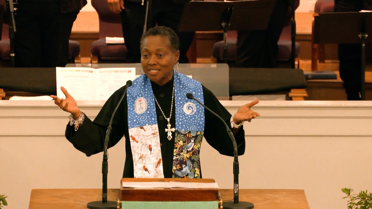 Rev. Dr. Karen Georgia Thompson (taking Oath of Office) - YouTube