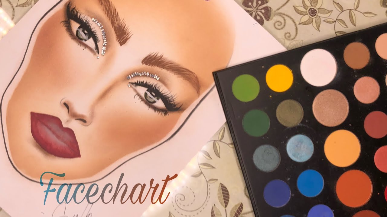 Facechart passo a passo / Como fazer facechart / - YouTube