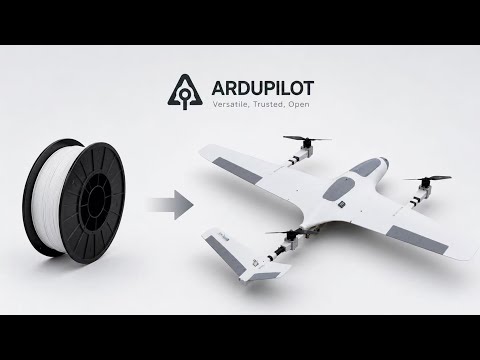 DIY 3D Printed VTOL UAV | ArduPilot AET405WING + ELRS + IPC Digital FPV Build & Flight Test