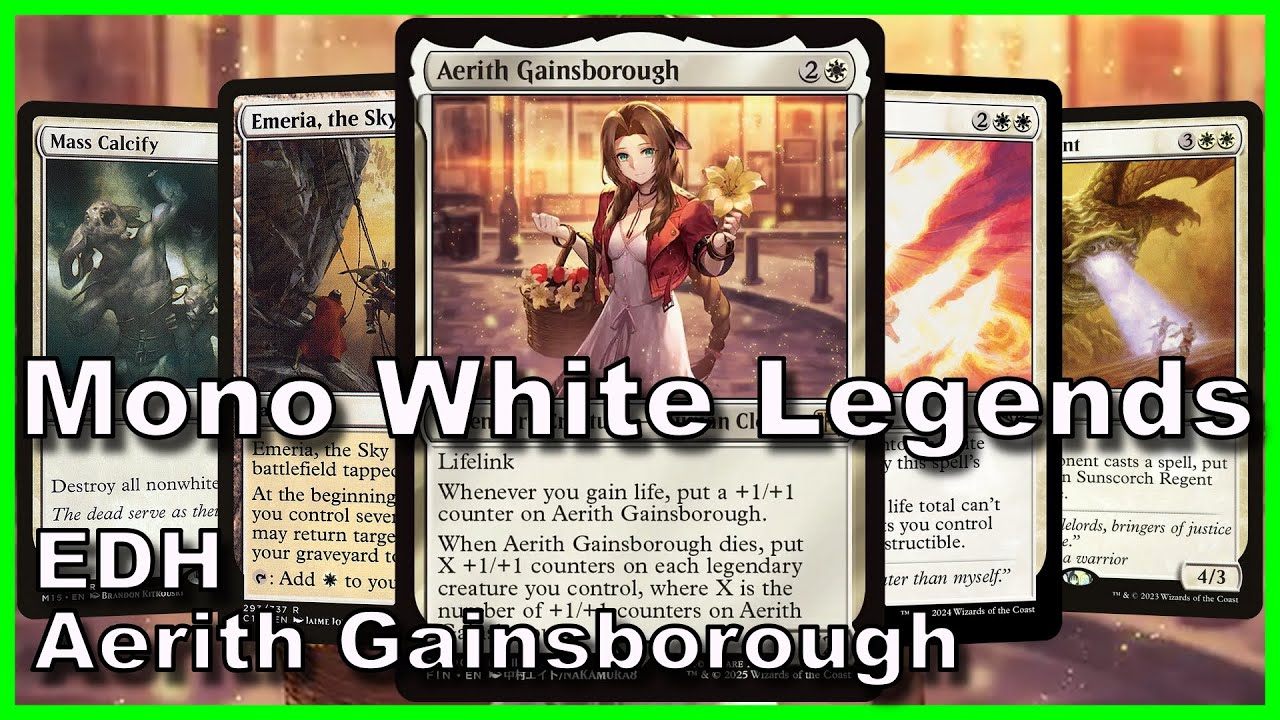 Aerith Gainsborough EDH Deck Tech | Magic: The Gathering - YouTube