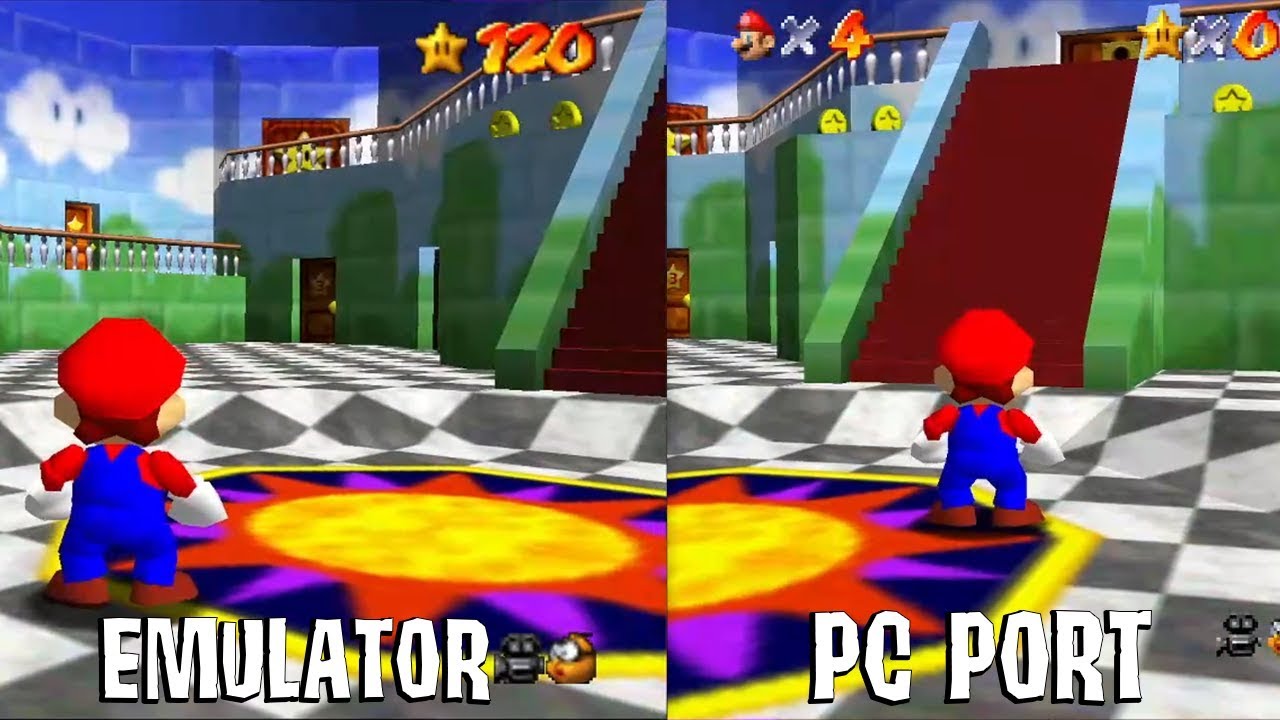 Beating The First Level Of Super Mario 64 With 2 Separate Programs At ...