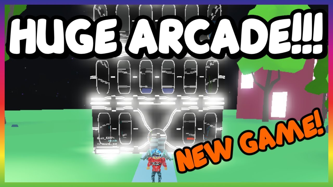 I BUILT A HUGE ARCADE!!! - roblox arcade empire - YouTube