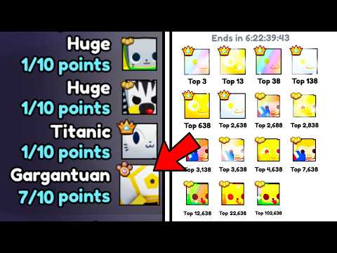 Kick a Pet  to win a GARGANTUAN & TITANIC in Pet Simulator 99!