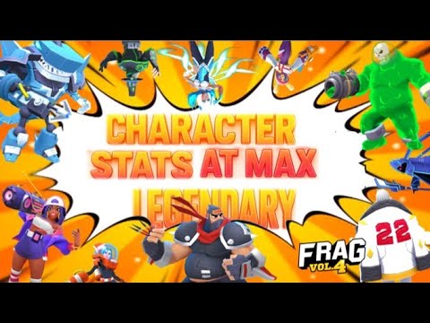 CHARACTER STATS MAX 🔥 Legendary "32 @FRAGProShooterOfficial # ...