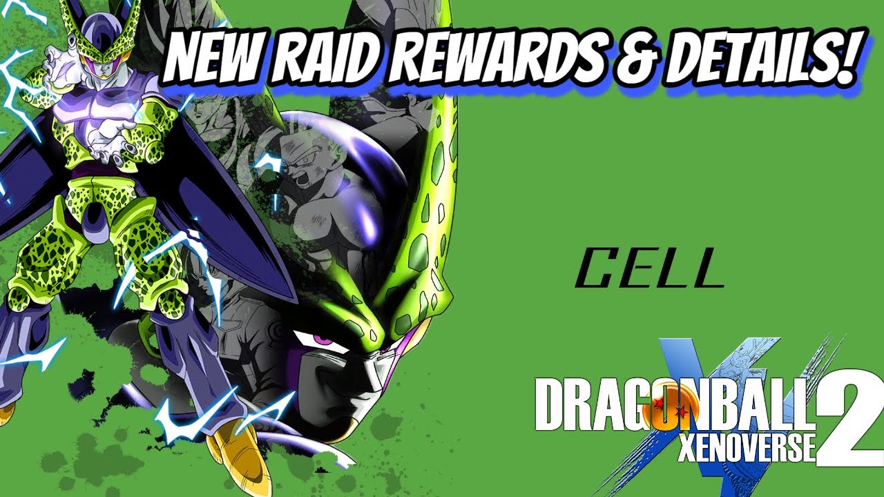 Dragon Ball Xenoverse 2 NEW Cell Extra Raid Boss Battle Rewards ...