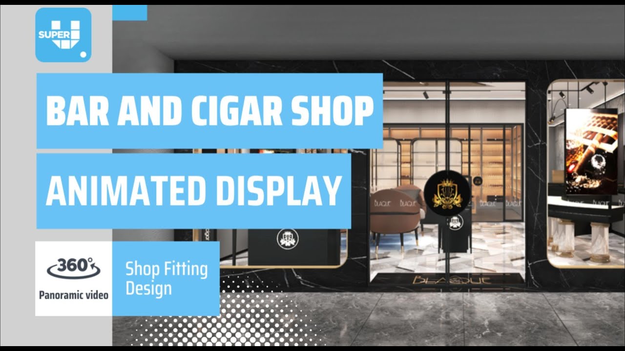 3D display of a multi-purpose store - YouTube