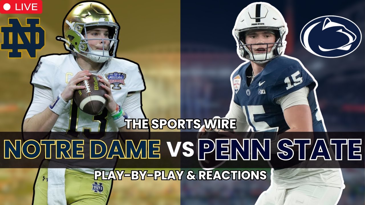 Notre Dame Fighting Irish vs Penn State Nittany Lions🚨Orange Bowl ...