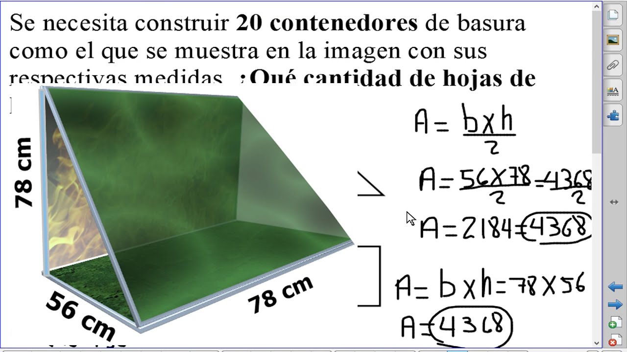 Área de Un Prisma Recto Irregular. - YouTube