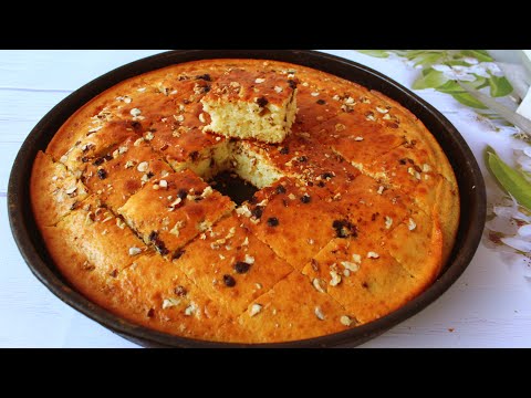 5  Dəqiqəyə  Soba Listində Ləzzətli Sadə Keks. Домашний Пирог ЗА 5 Минут.