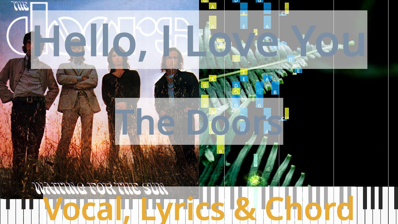 🎹Hello, I Love You, Chord & Lyrics, The Doors, Synthesia Piano - YouTube