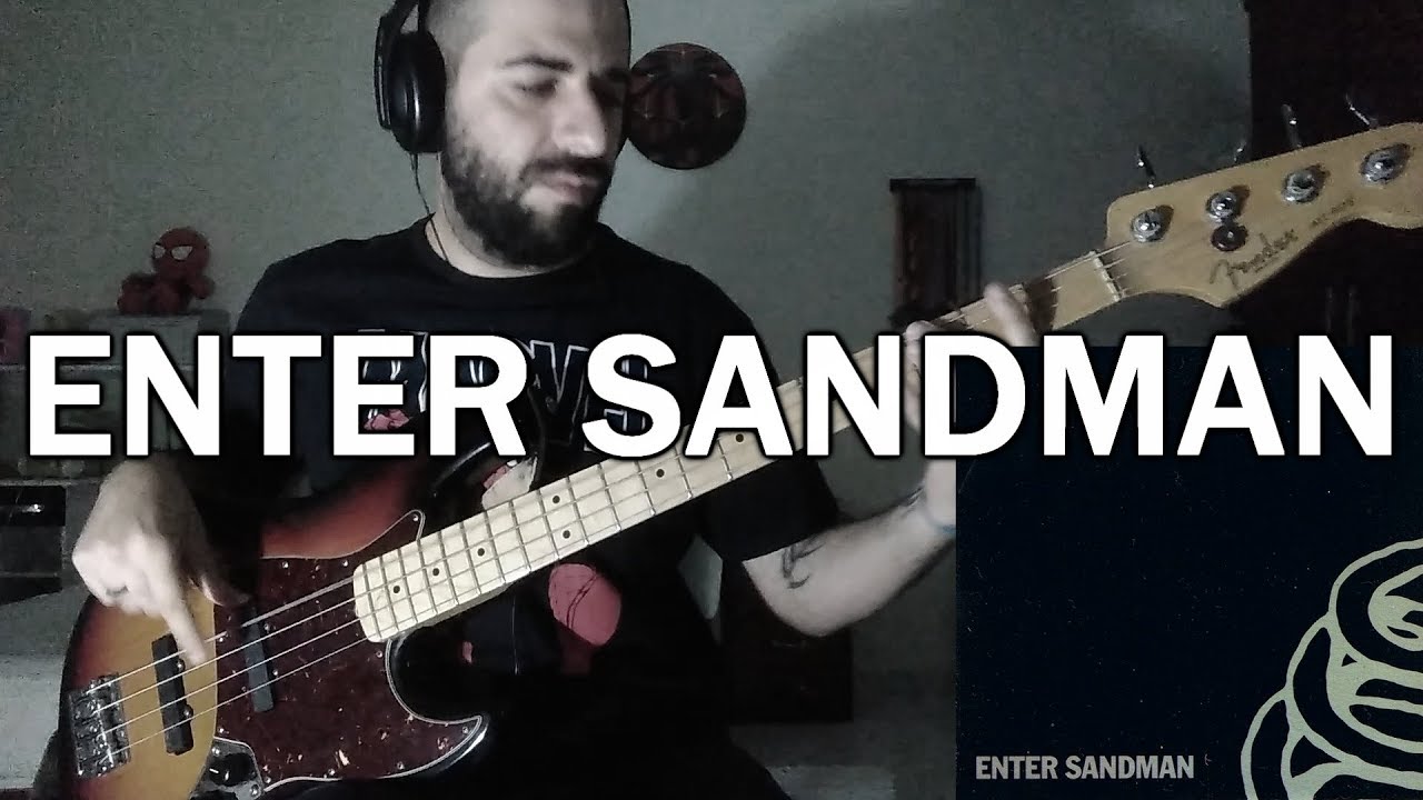 Enter Sandman (Metallica) Bass Cover - YouTube