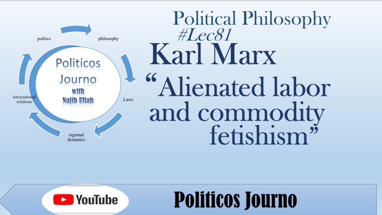 KARL MARX: ALIENATED LABOR and COMMODITY FETISHISM #Pol_Philosophy 81 # ...