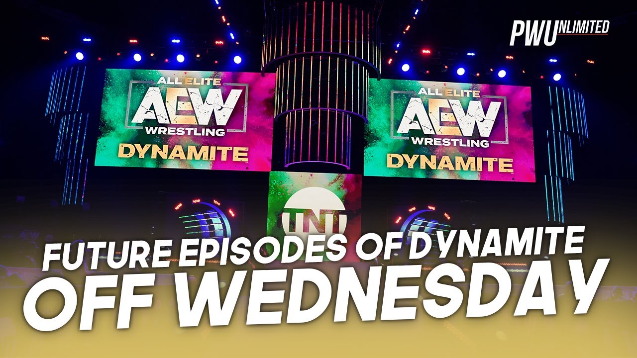 Future Episodes Of AEW Dynamited Being Moved Off Wednesdays - YouTube