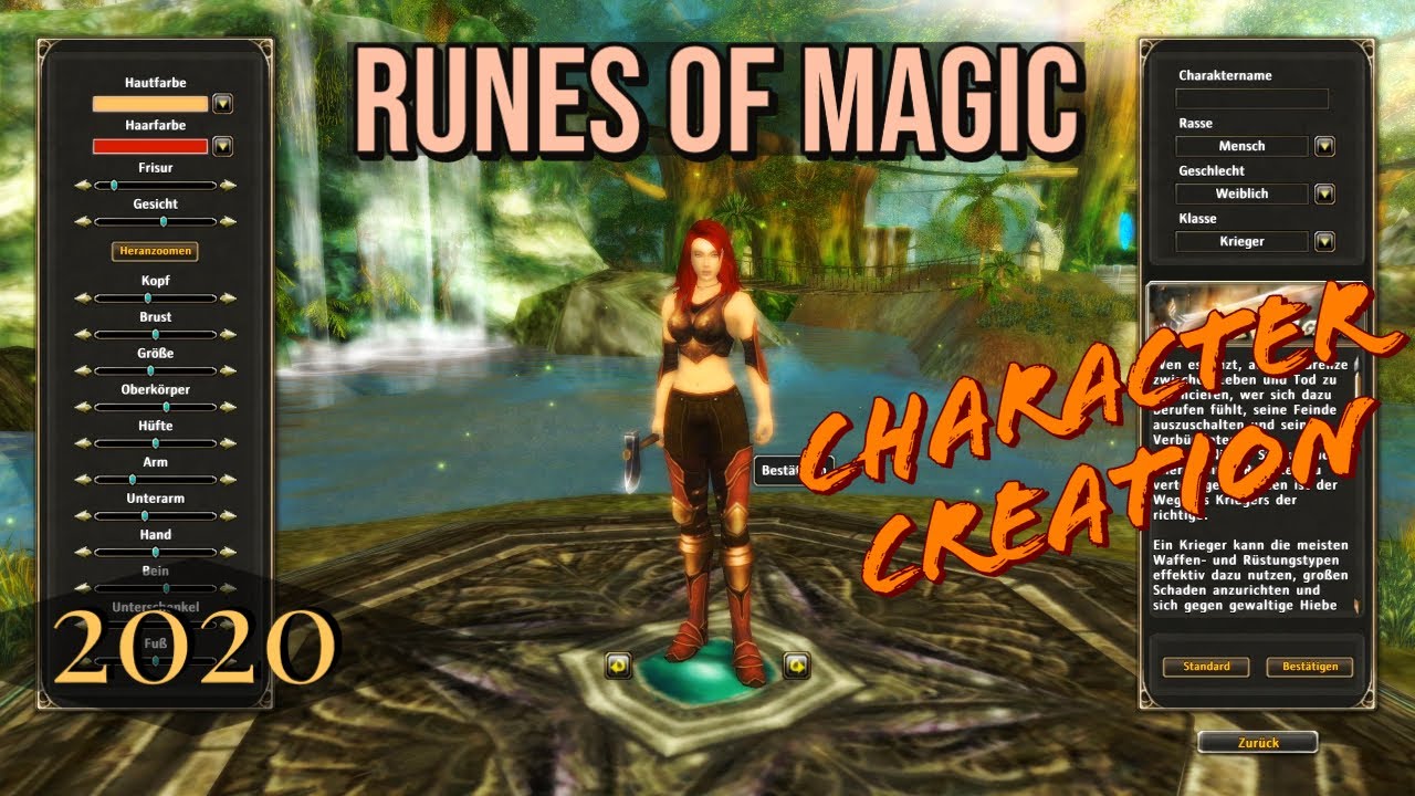 RUNES OF MAGIC 🆓 Das Free To Play MMORPG im Jahr 2020 // Character ...