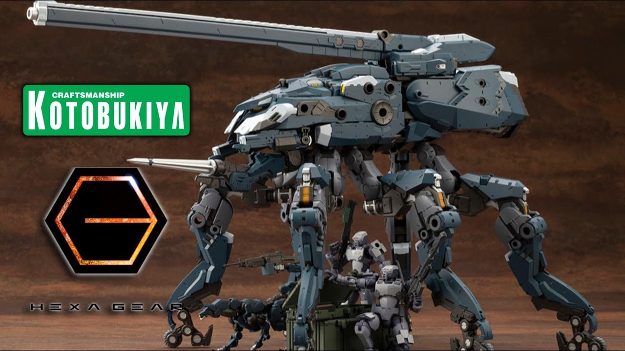 KOTOBUKIYA Hobbyshow New Items - HEXA GEAR - YouTube