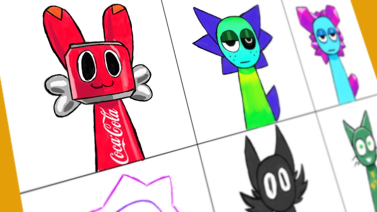 Drawing Incredibox Sprunki Pyramixed Ultimate Deluxe EVERY OC YOU NEED ...