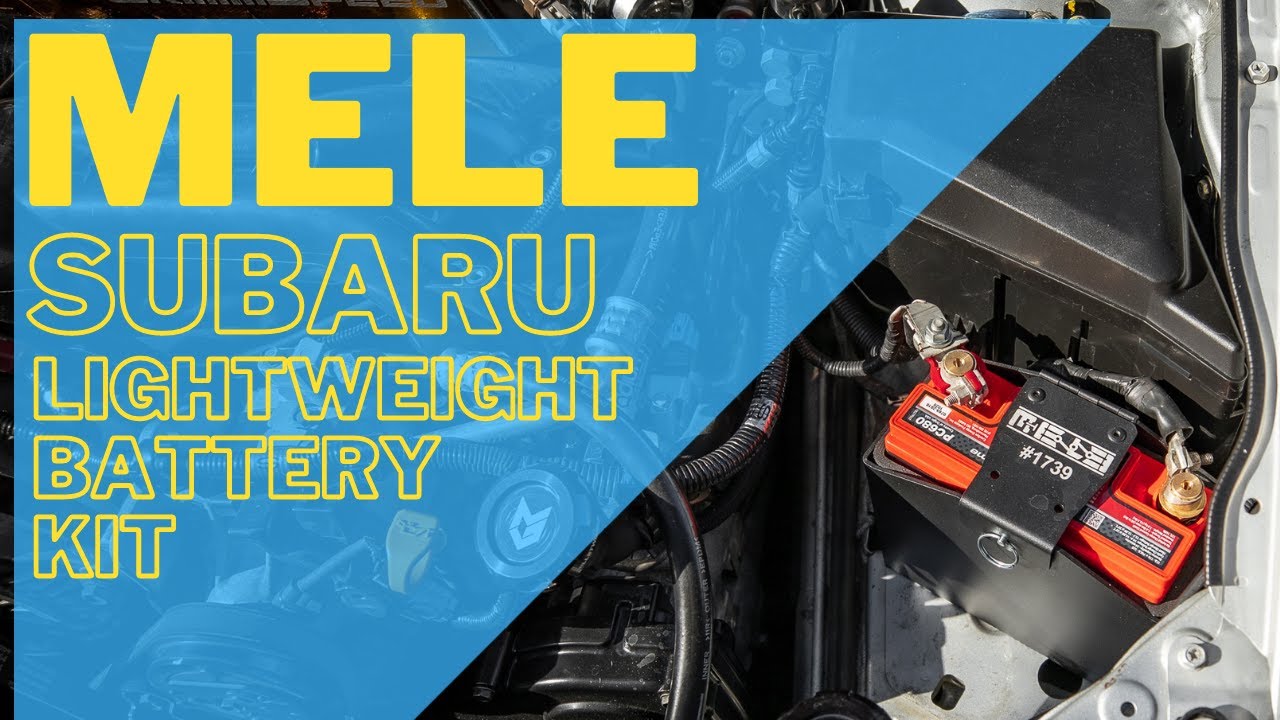 Outback XT gets a lightweight battery kit. (MeLe Subaru battery box ...