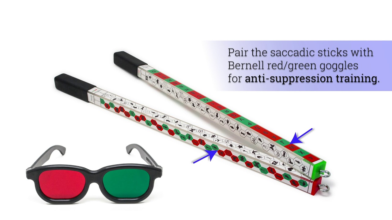 Bernell Saccadic Sticks™ - YouTube