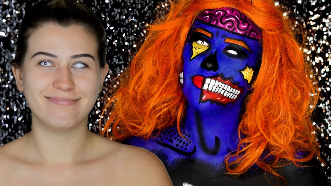 Blue Zombie Makeup feat Niina Secrets - Halloween 2017 - YouTube