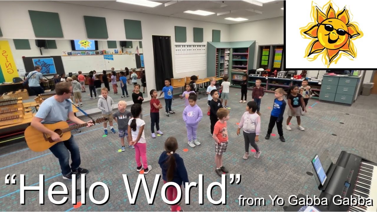 Kindergarten Hello Song- “Hello World” from Yo Gabba Gabba - YouTube