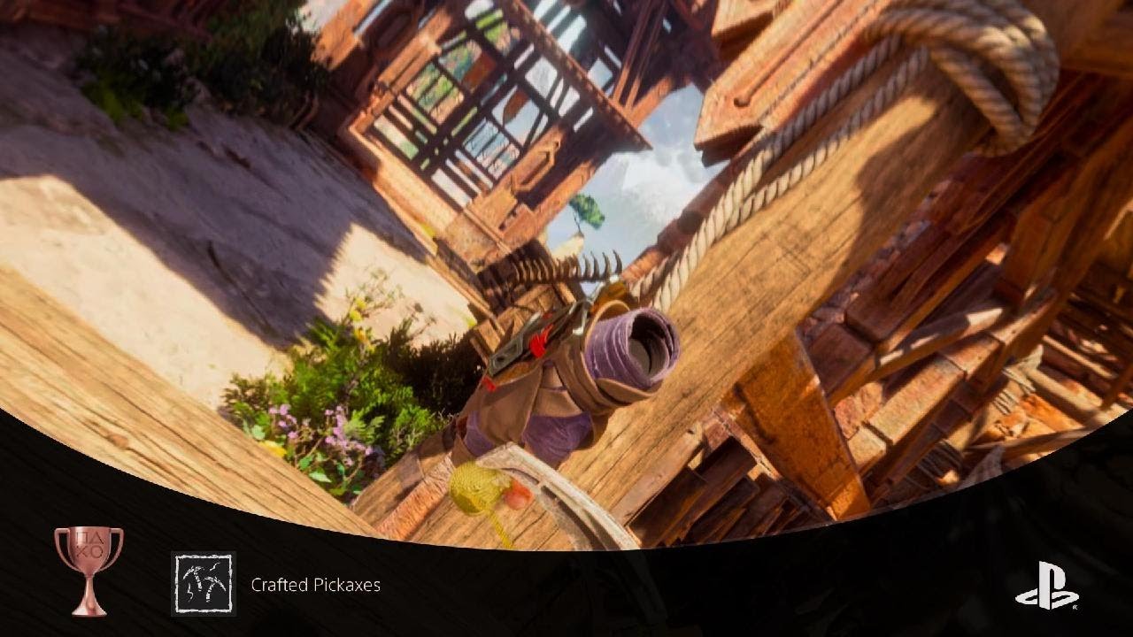 Horizon Call of the Mountain_Crafted pickaxes TROPHY - YouTube