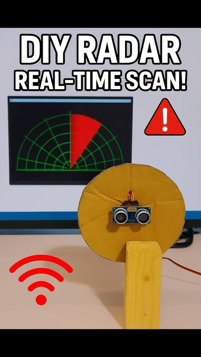 How to build a Military-Style Radar with Arduino & Processing | Real ...