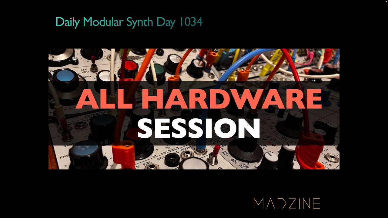 Modular Synth session with Soundfreak, Buchla, and 4ms meta module - Day 1034 - YouTube