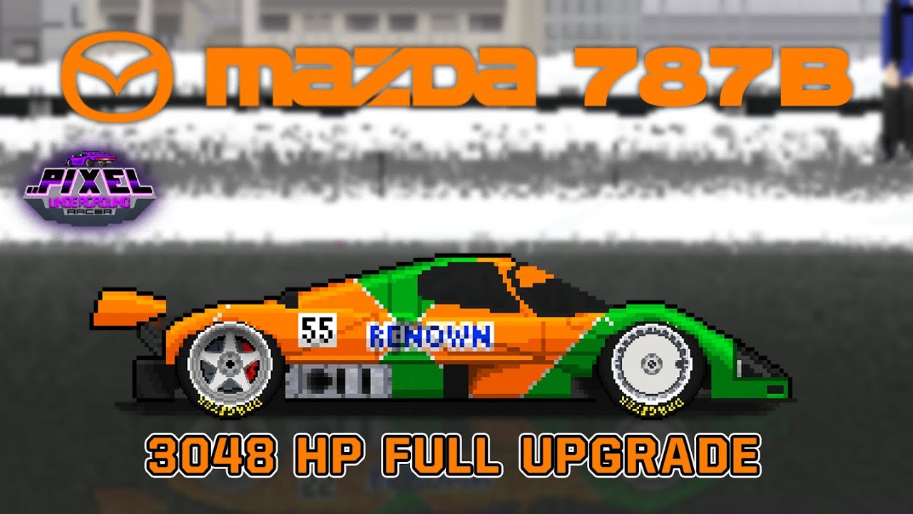 PIXEL CAR RACER - MAZDA 787B BUILD | PCR UNDERGROUND MOD - YouTube