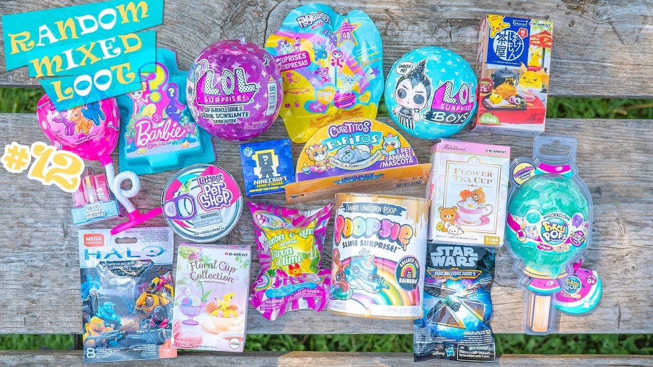 Random And Mixed Loot Opening Surprise Blind Bag Toys Unboxing #12 ...