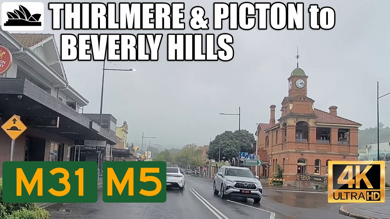4K Sydney drive: Thirlmere to Beverly Hills via Picton, Old Hume ...