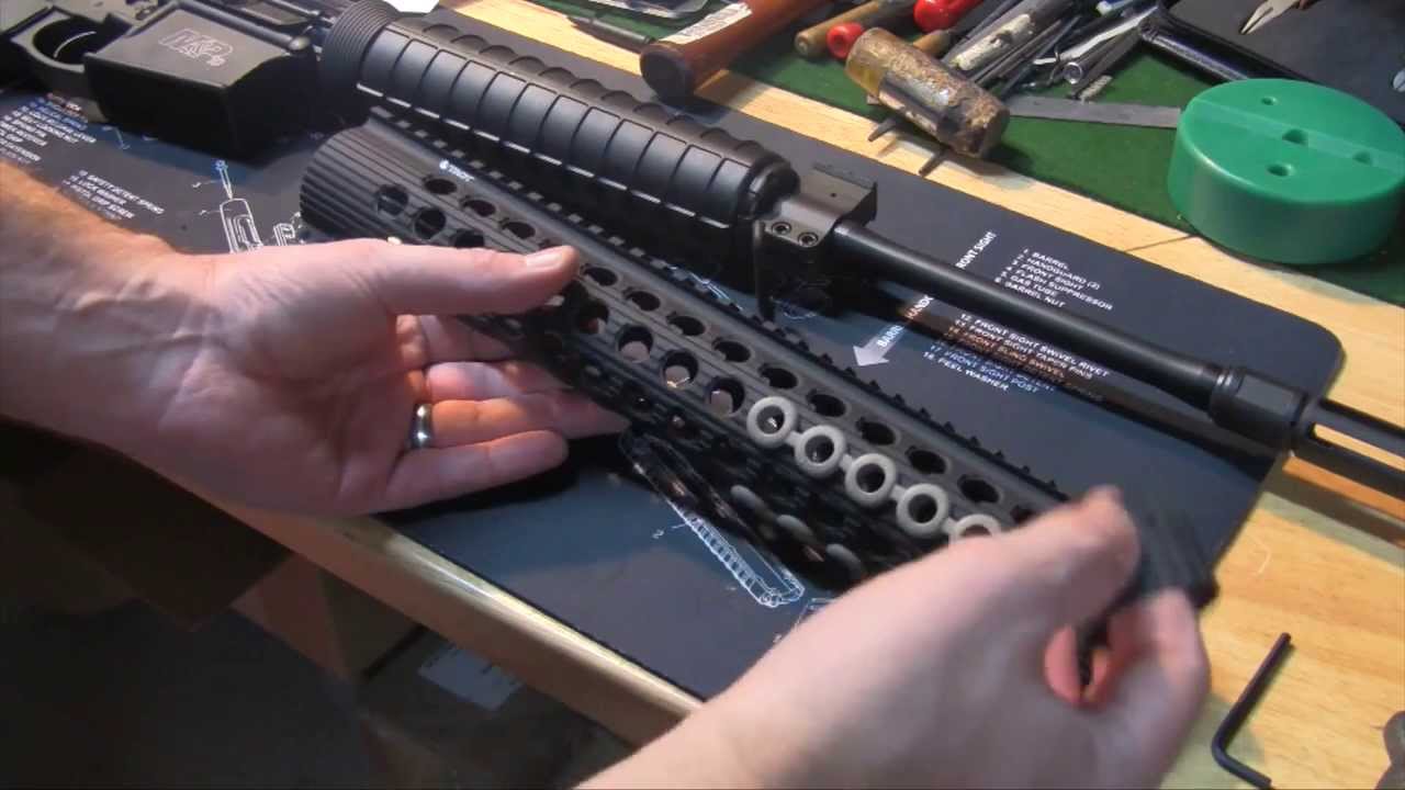 Troy TRX Extreme 308 Rail Install on S&W M&P10 - YouTube