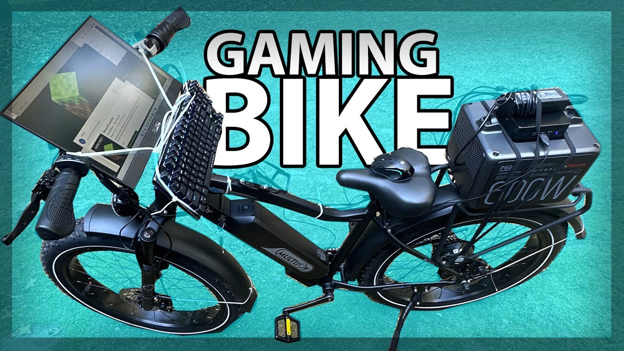 I Made A Gaming eBike and Tried To Use It Without Crashing - YouTube