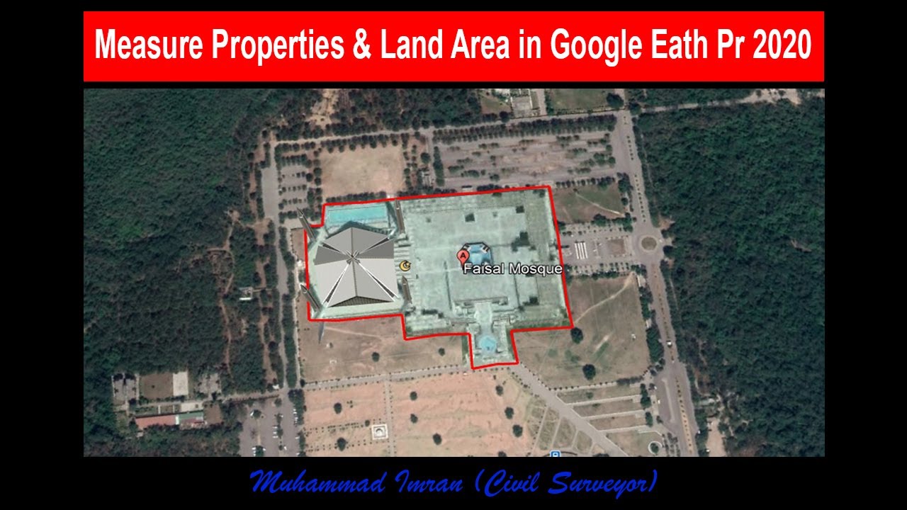 How To Measure A Property Area Using Google Earth Pro 2021 - YouTube