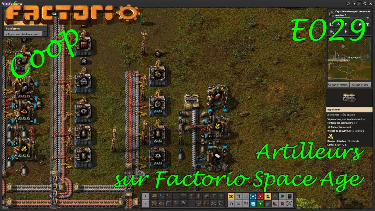 Artilleurs | Factorio Coop E029 #gameplayfr #letsplayfr #factorio - YouTube