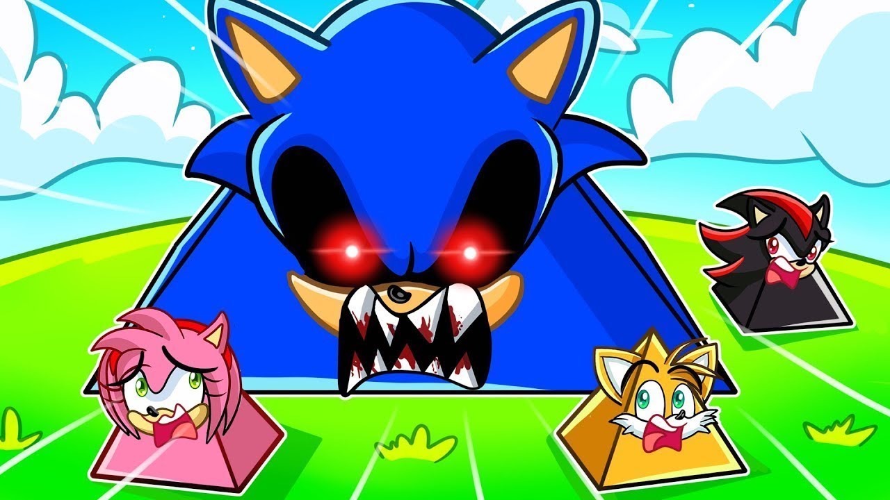 SONIC BECOMES the BIGGEST PYRAMID to EAT HIS FRIENDS TAILS AND SHADOW ...