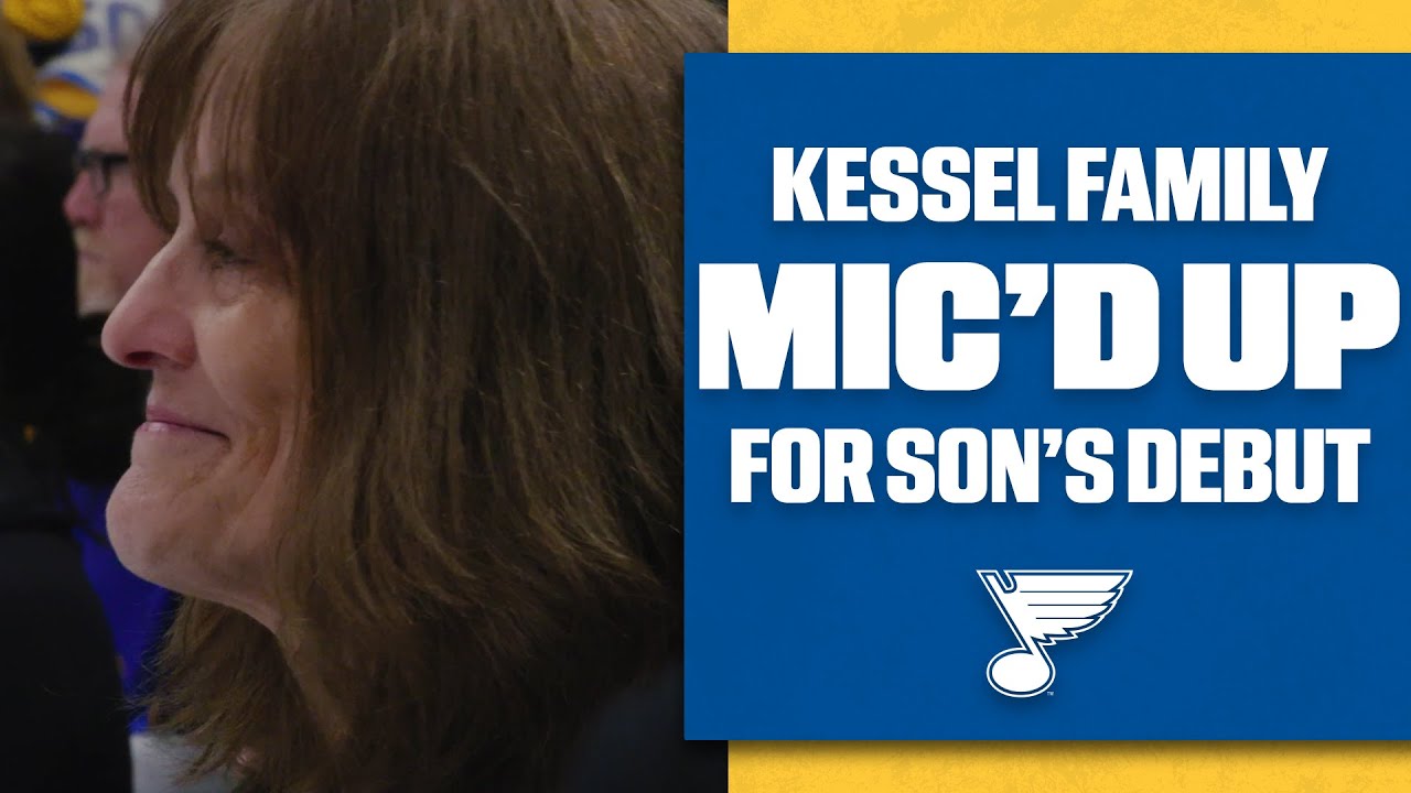 Kessel family mic'd up for Matthew's NHL debut - YouTube