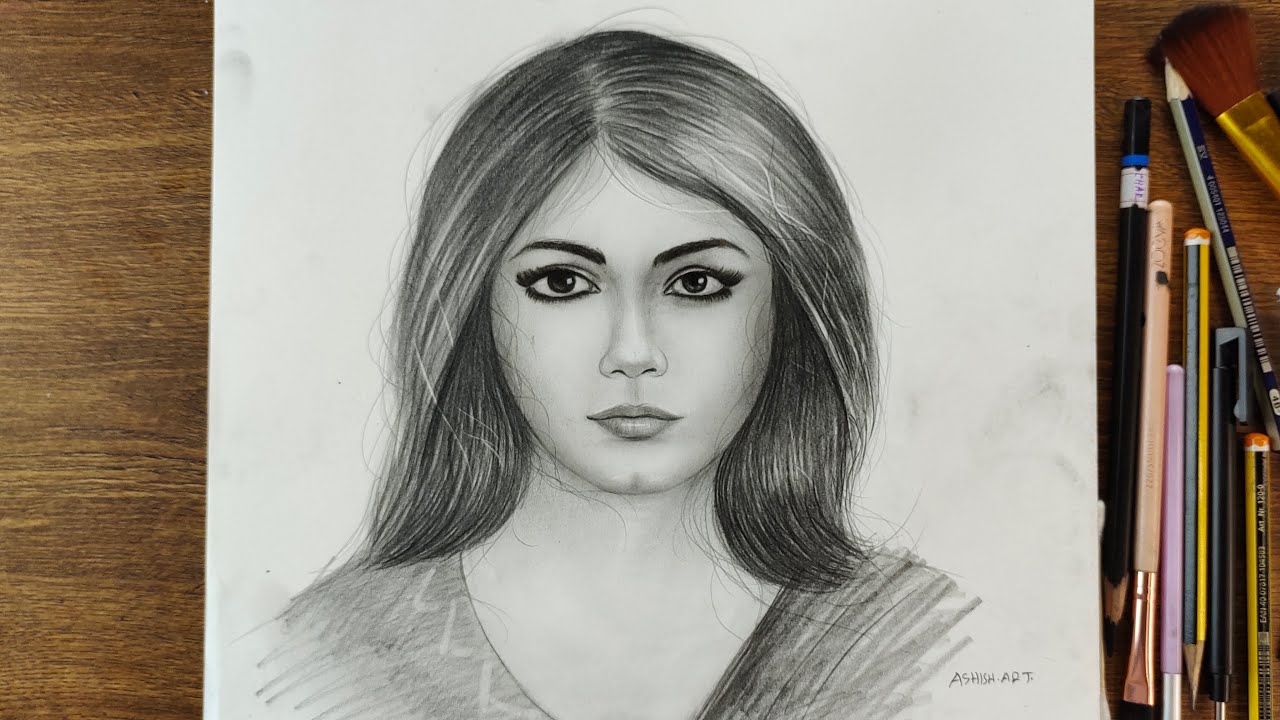 Best face drawing tips || pencil drawing method for beginners. # ...