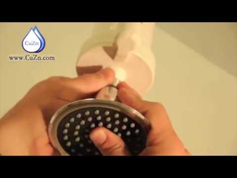 How to Install a Shower Water Filter - YouTube