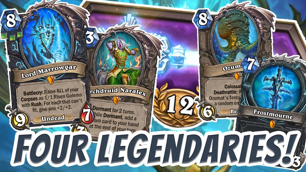 First Pick Marrowgar and Quadruple Legendary DK Draft! - Hearthstone ...
