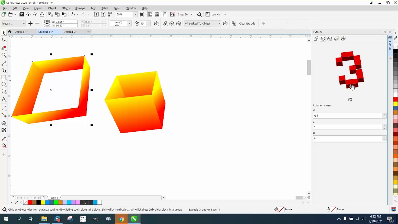 Corel Draw Tips Tricks Extrude Tool More Info Extrude Docker YouTube Corel Draw Tips Tricks Extrude Tool More Info Extrude Docker YouTube