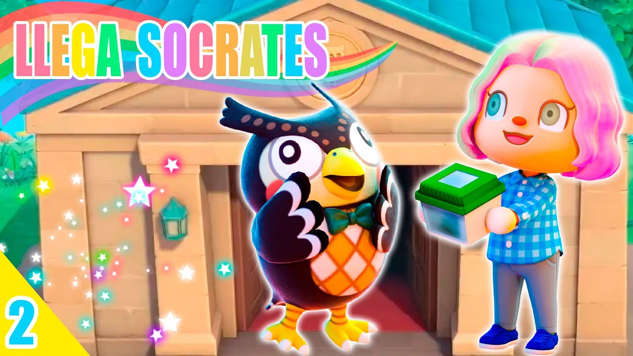 🏝️RETO ARCOIRIS 🌈 LA LLEGADA DE SÓCRATES - ANIMAL CROSSING NEW HORIZONS ...