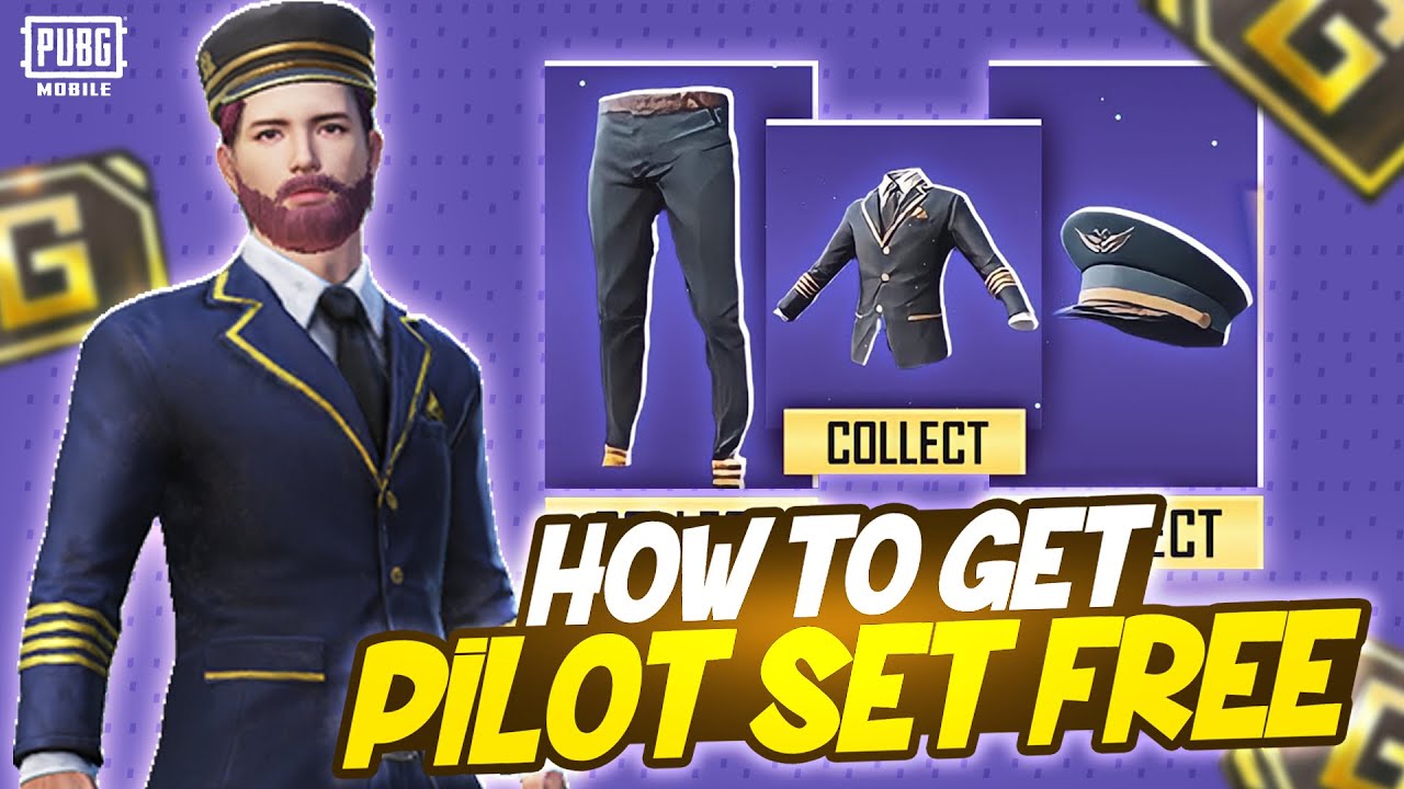 HOW TO GET PILOT SET IN PUBG MOBILE | FREE PILOT SET | LUCKY DROP - YouTube