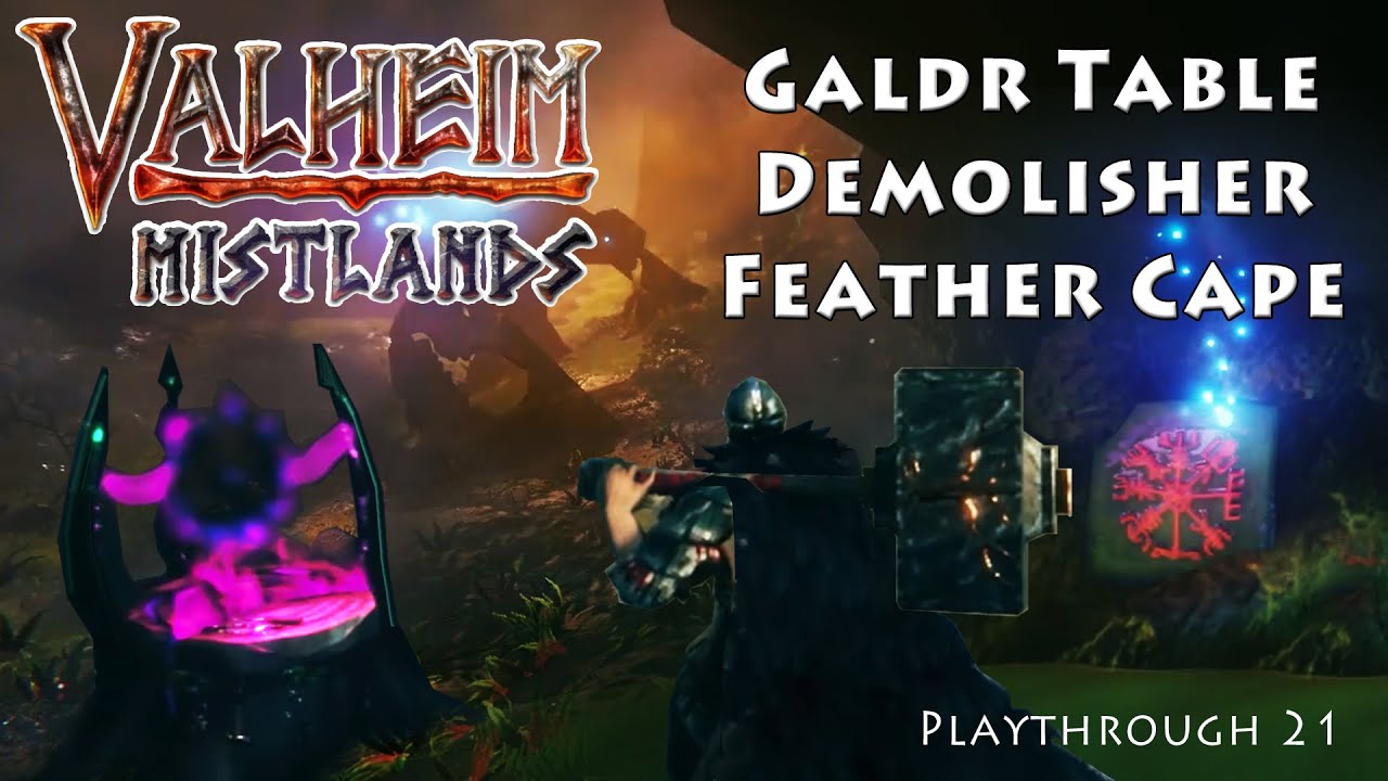 Valheim Mistlands Galdr Table - YouTube